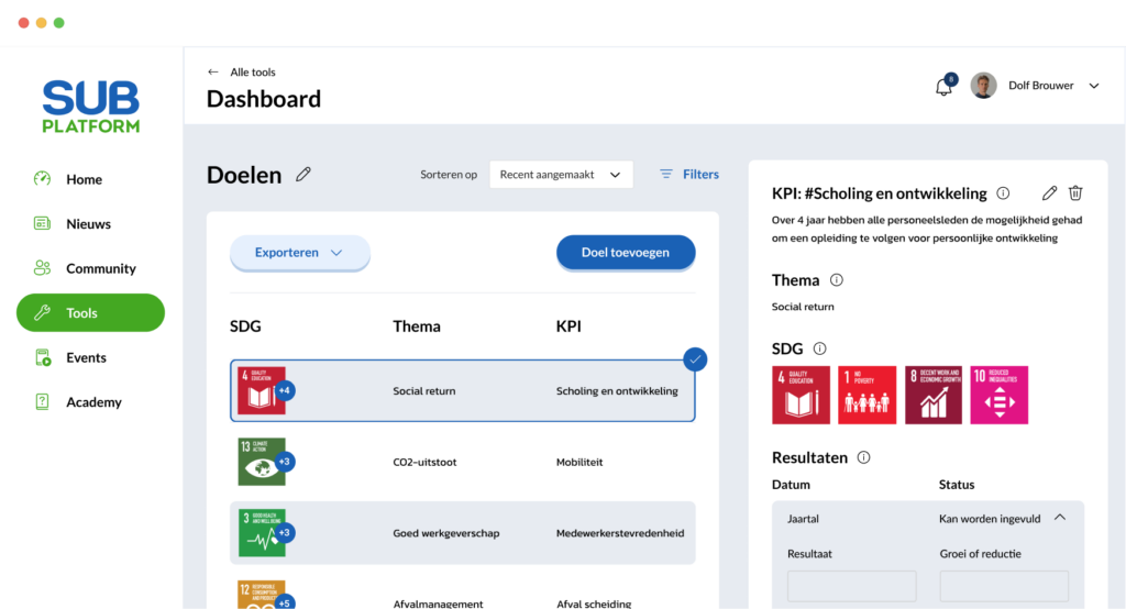 SUB Platform maakt jouw organisatie CSRD & VSME proof!